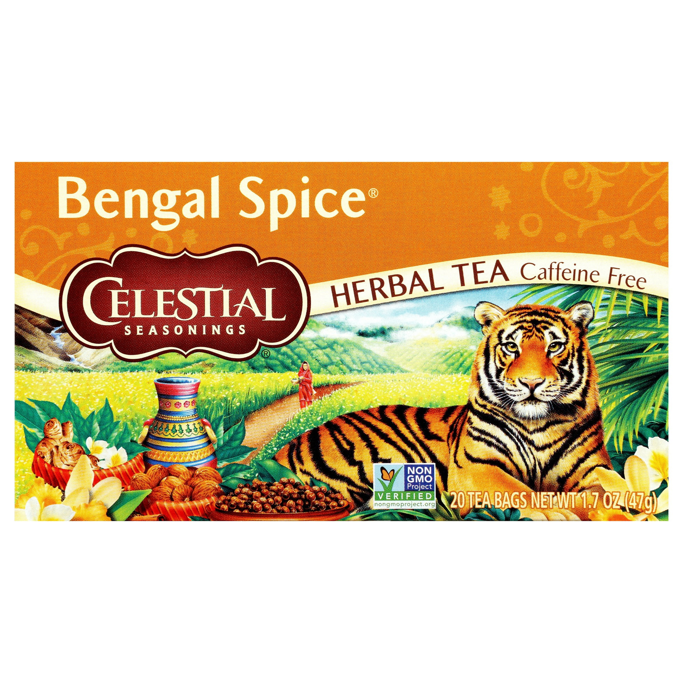 Celestial Seasonings Herbal Tea Bengal Spice 20 Bags (Pack Of 12 ...