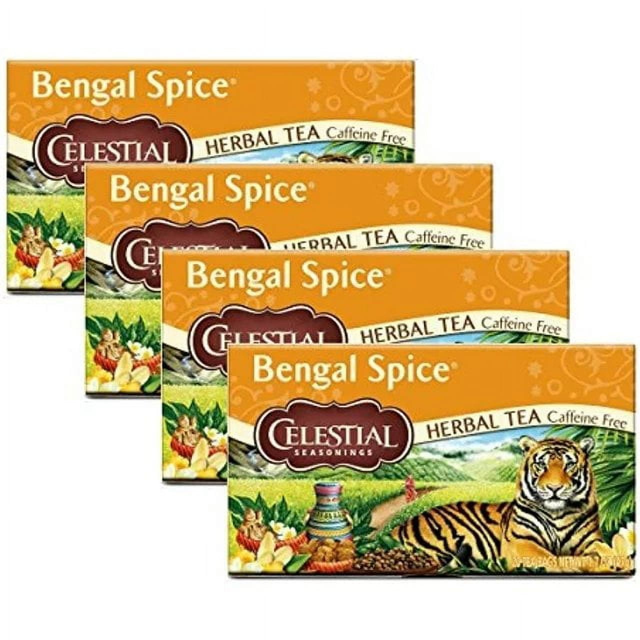 Celestial Seasonings Herbal Tea, Bengal Spice, 20 Count Pack Of 4 ...