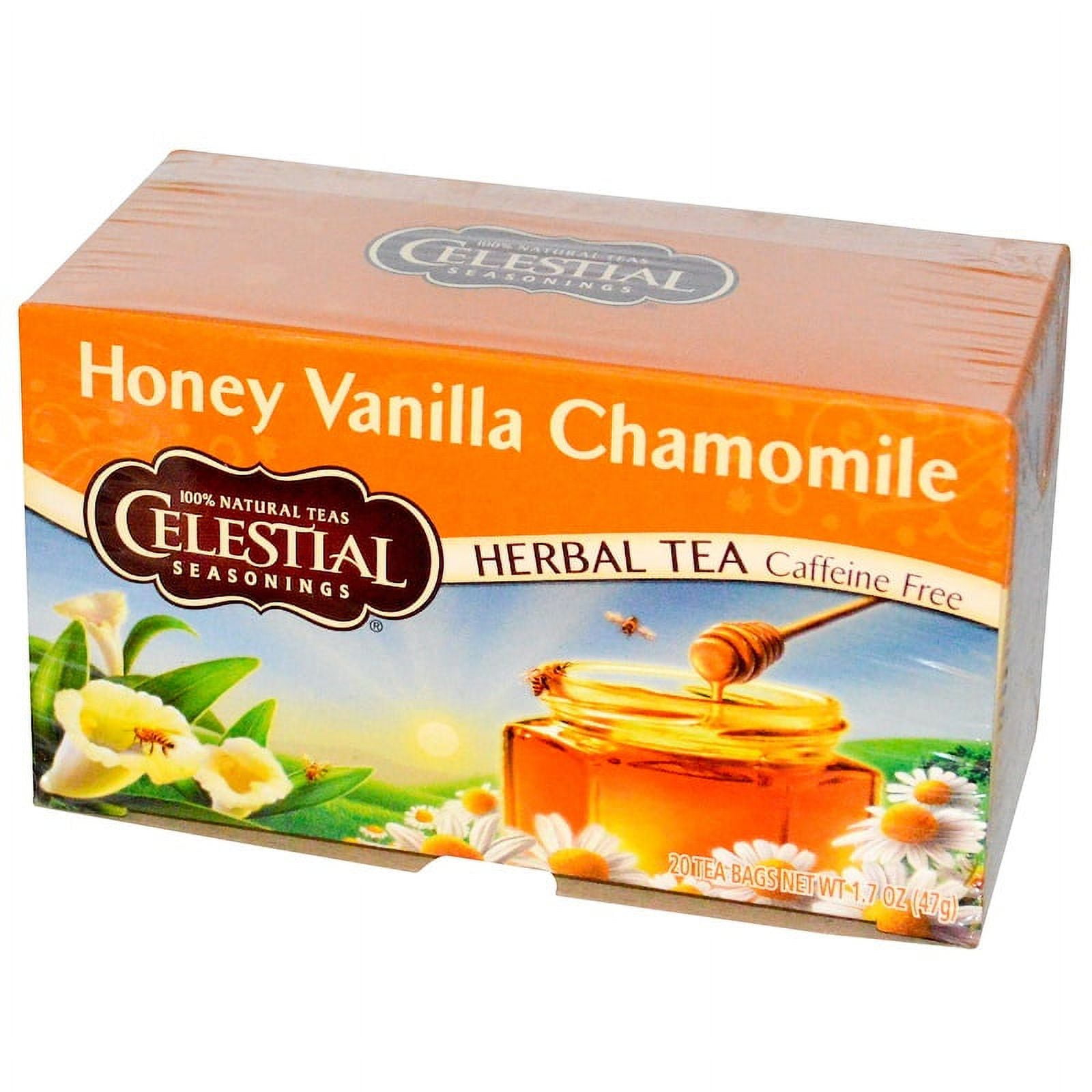 Celestial Seasonings Organic Herbal Tea - Honey Vanilla Chamomile ...