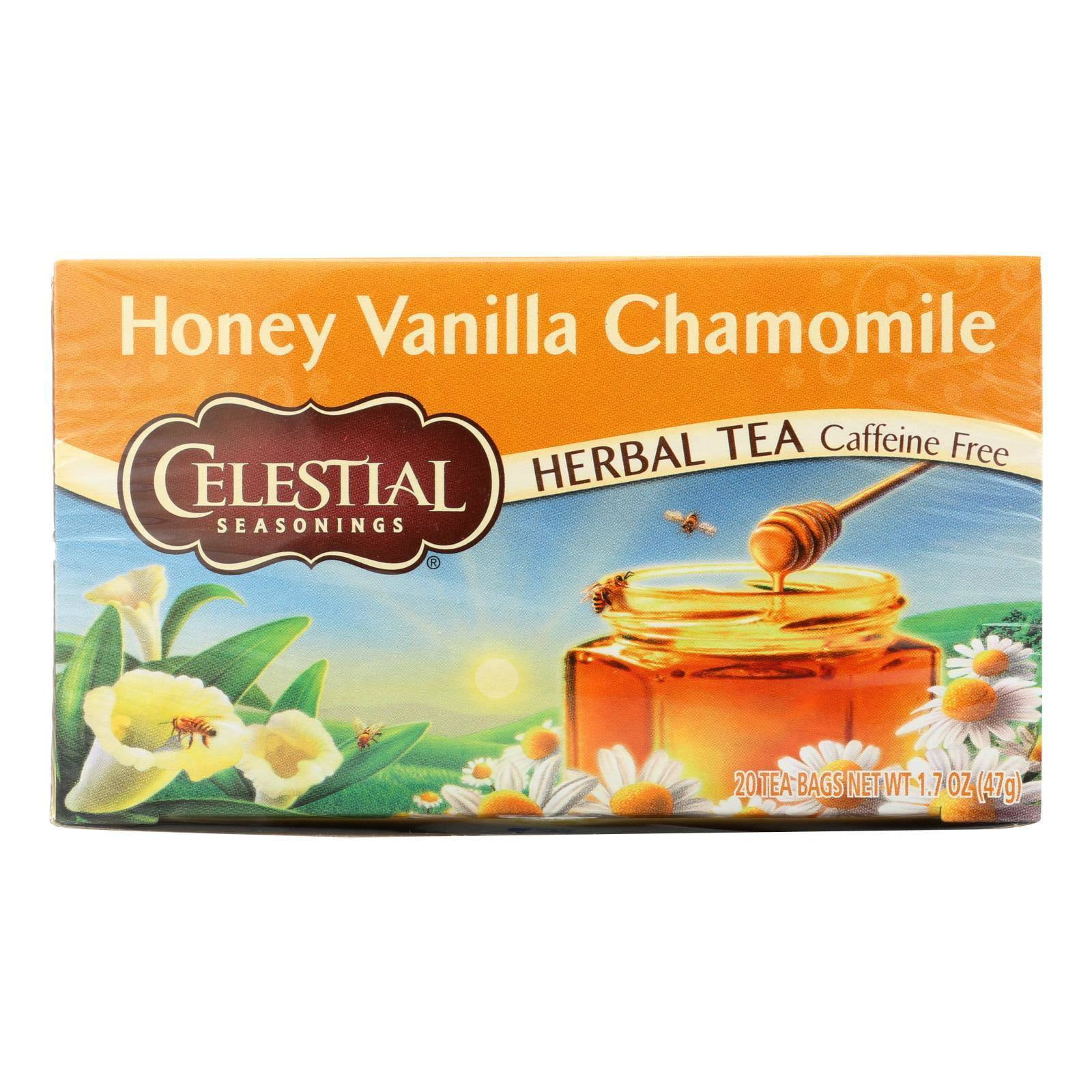 Celestial Seasonings Herbal Tea Caffeine Free Honey Vanilla Chamomile ...