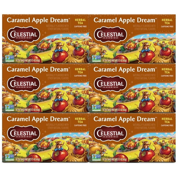Celestial Seasonings Herbal Tea, Caramel Apple Dream, 18 Count (Pack of ...