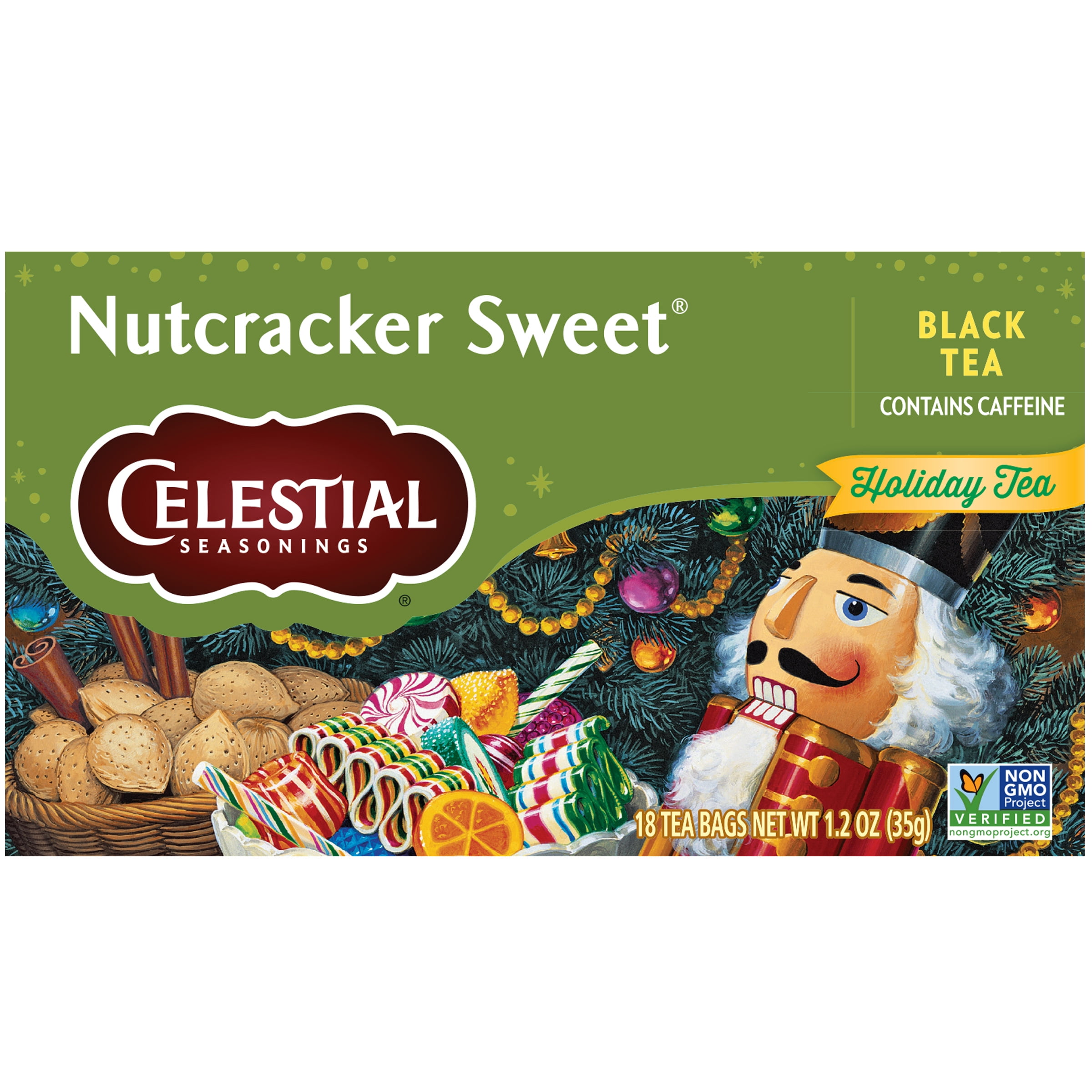 Celestial Seasonings Holiday Nutcracker Sweet Black Tea Bags (20 Count ...