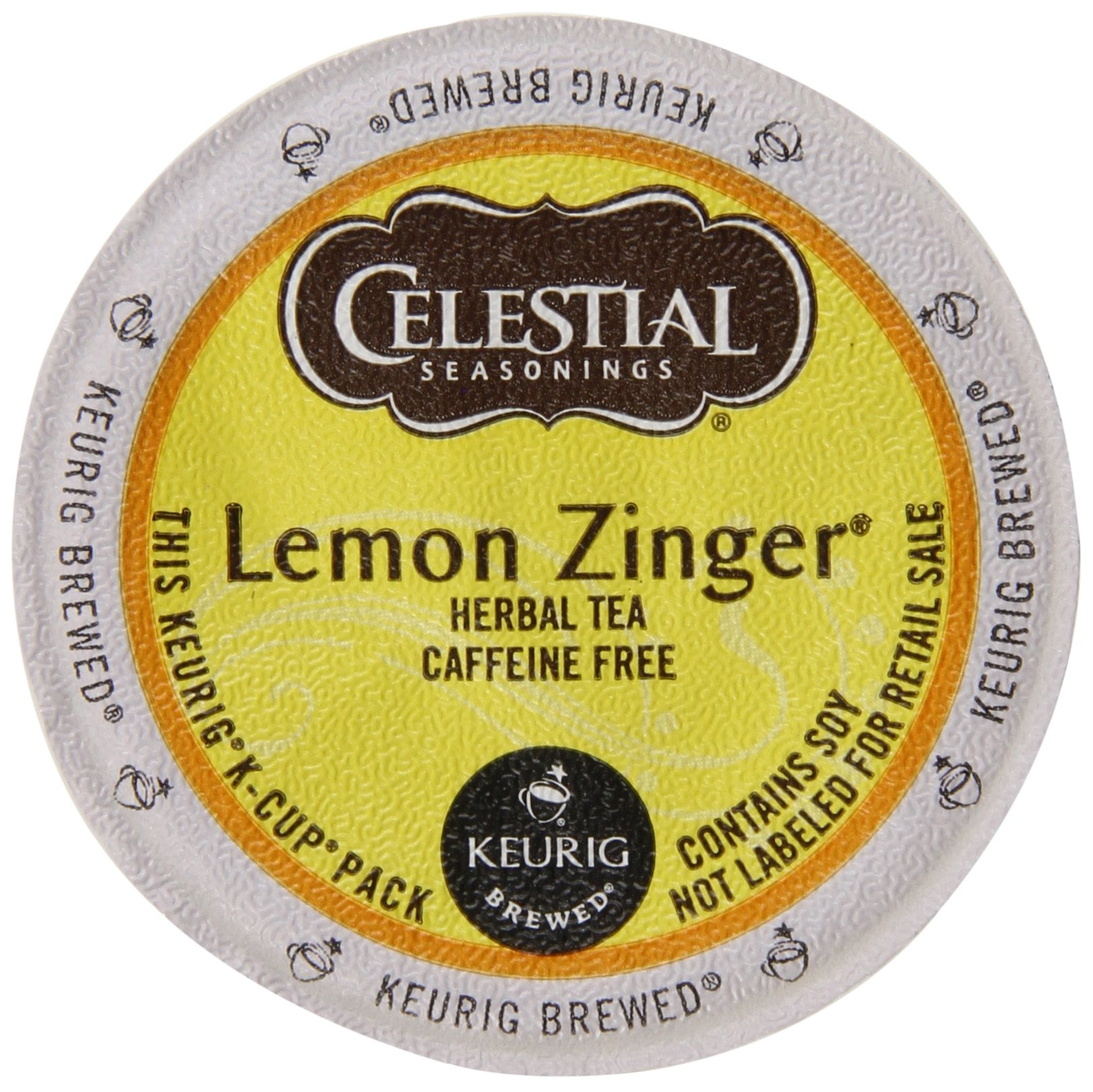 Celestial Seasonings Lemon Zinger Herbal Tea, 24 Count - Walmart.com
