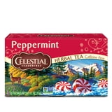 Celestial Seasonings Peppermint Herbal Tea, 20 Count Box - Walmart.com