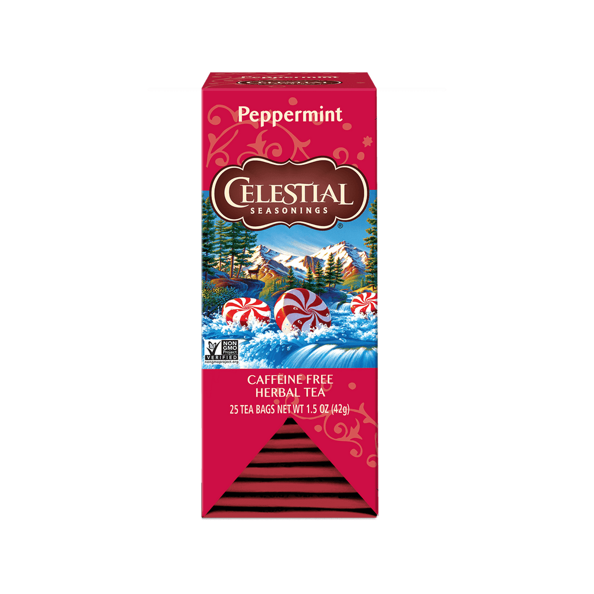 Celestial Seasonings Peppermint Herbal Tea – Refreshing Caffeine-Free ...