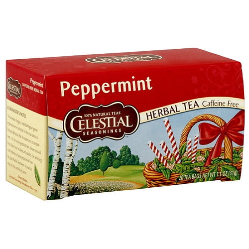 Celestial Seasonings Peppermint Tea, 20ct (Pack of 6) - Walmart.com