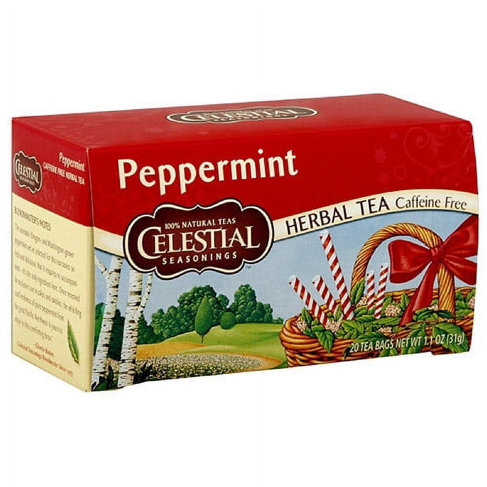 Celestial Seasonings Peppermint Tea, 20ct (Pack of 6) - Walmart.com