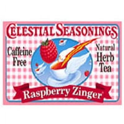 Celestial Seasonings Raspberry Zinger Natural Herb Tea - 20 Bags, 6 ...