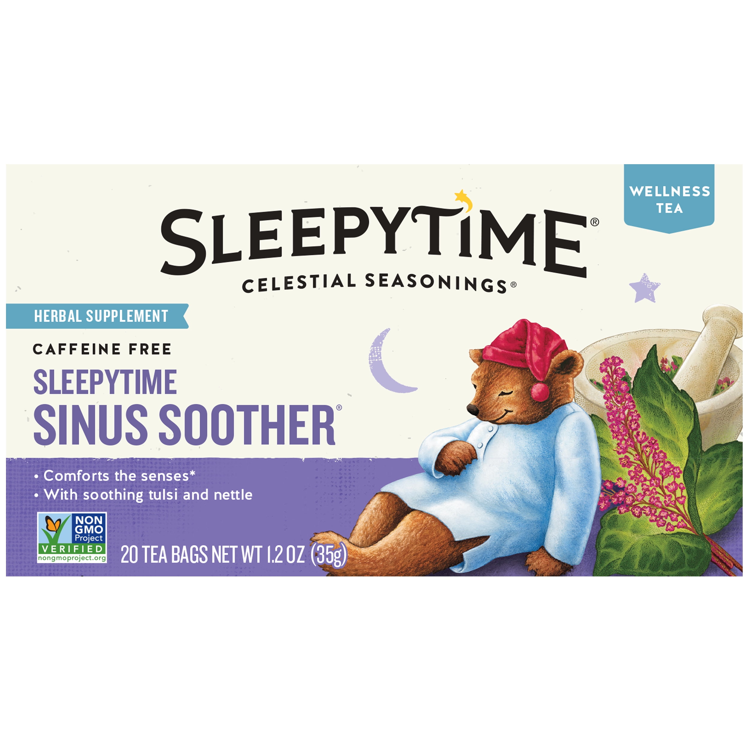 (4 pack) Celestial Seasonings Sleepytime Wellness Sinus Soother Herbal ...