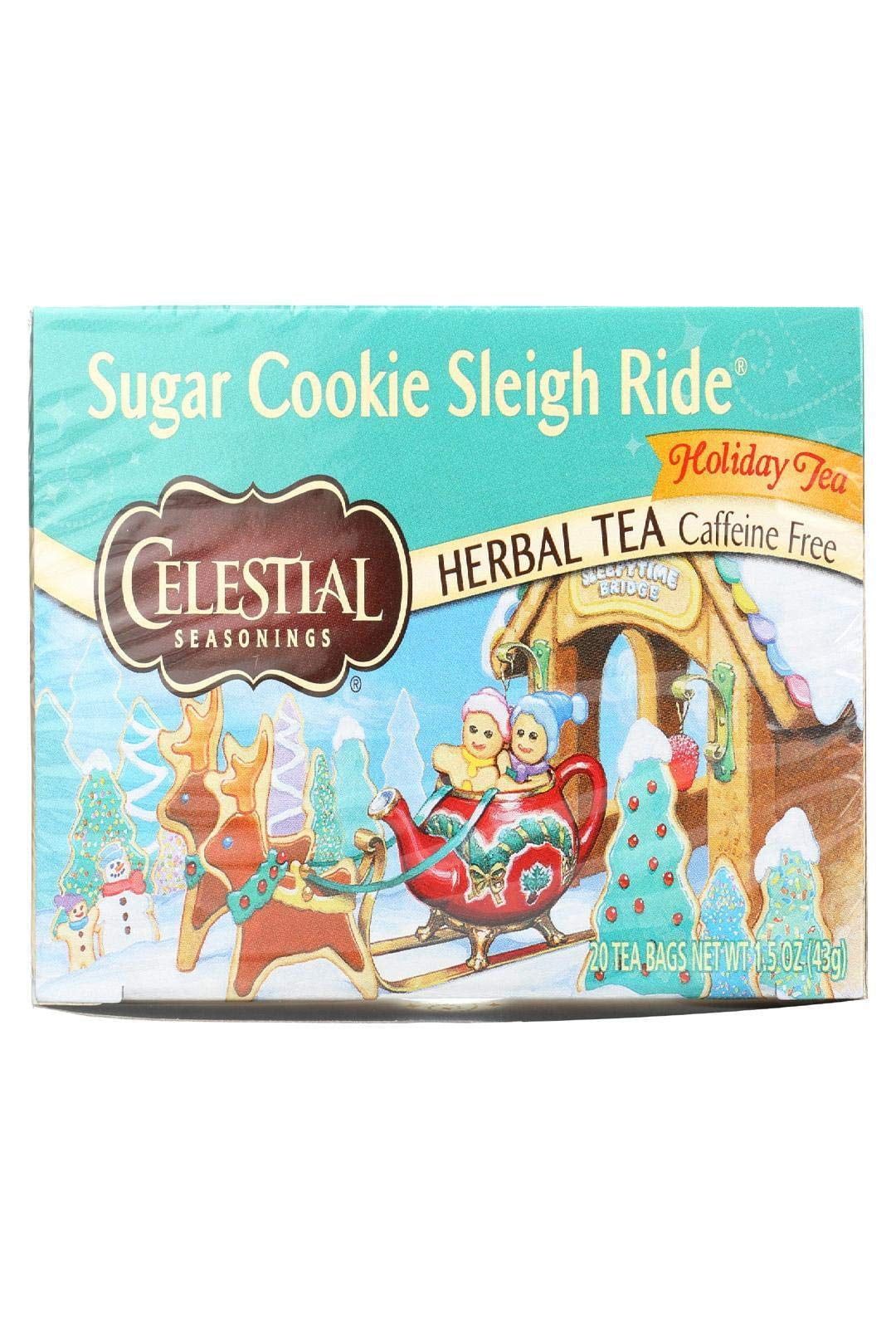 Celestial Seasonings, Tea Bags, Sugar Cookie Sleigh Ride 20 ct, 2 pk ...