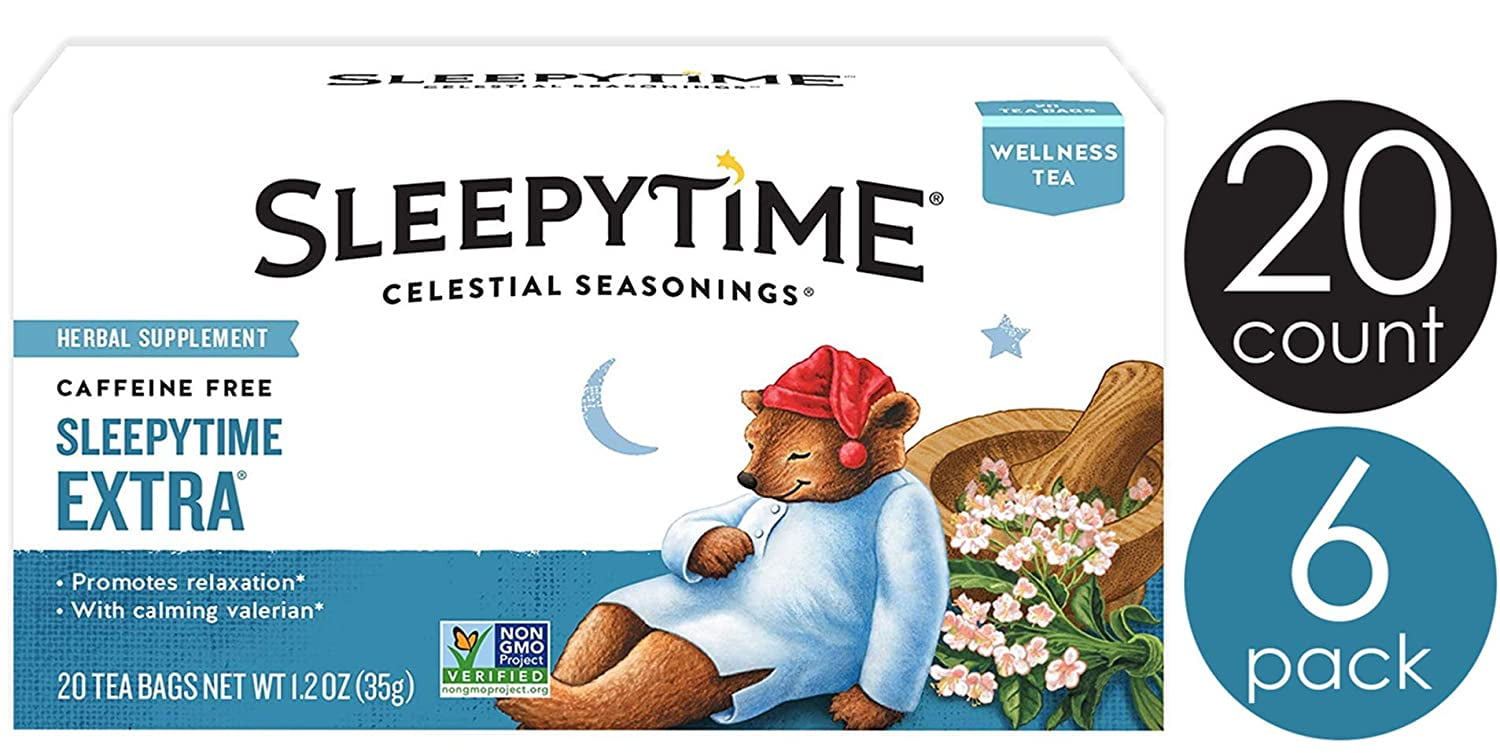 Celestial Seasonings Wellness Tea, Sleepytime Extra, 20 Count Box (Pack ...