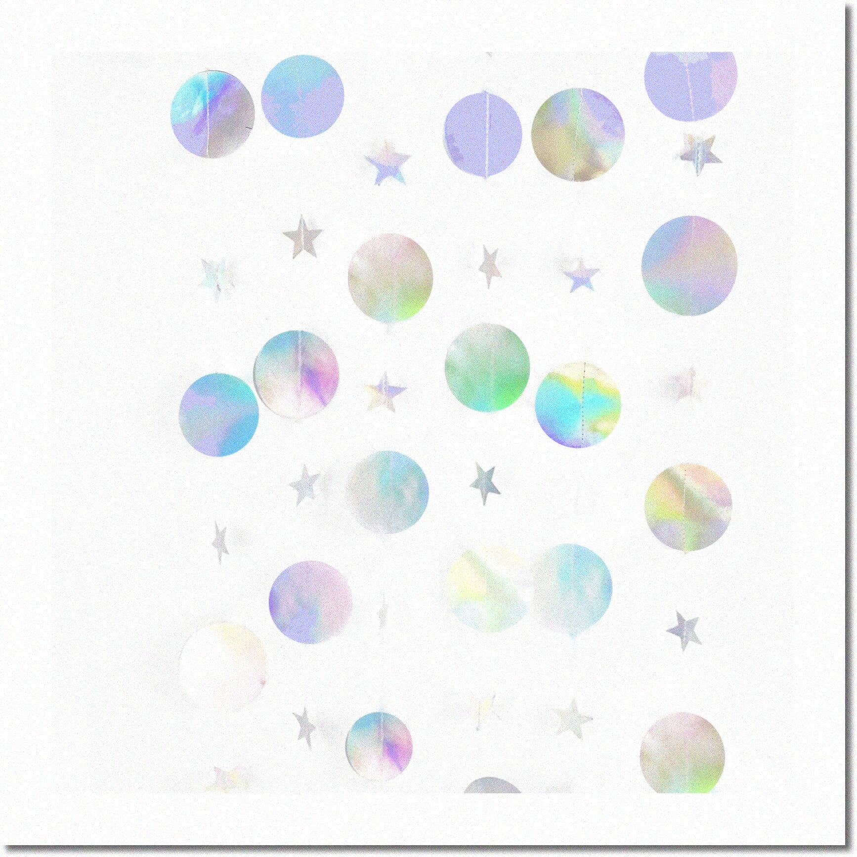 Celestial Shimmer Circle Garland - Mesmerizing Starry Sky Decor for ...