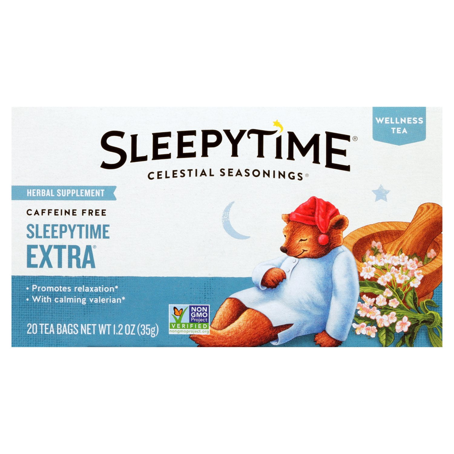 Celestial Sleepytime Extra Seasonings Tea - Walmart.com