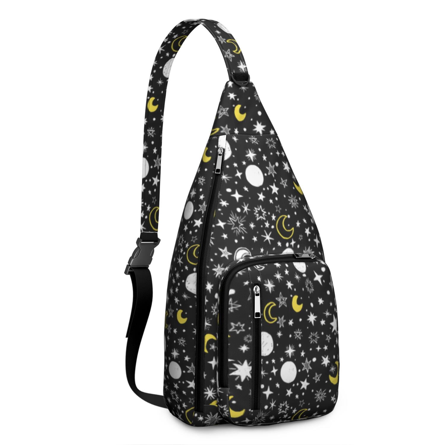 Celestial Space Sling Backpack - Nebula & Cosmic Pattern Crossbody ...