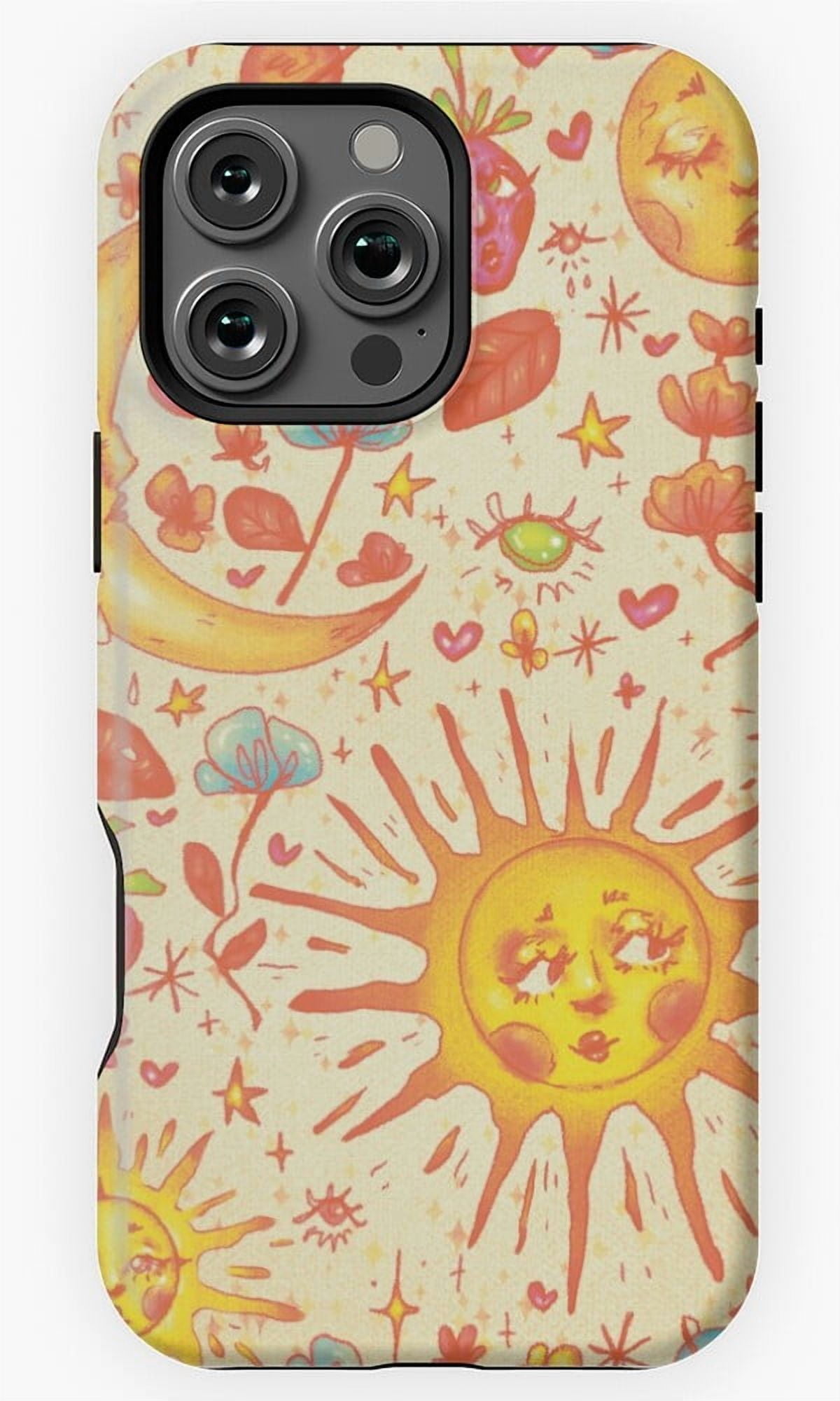 Celestial Spring Cosmic Fantasy Artwork Phone Case for iPhone 16 15 14 13 12 11 Pro Max ...