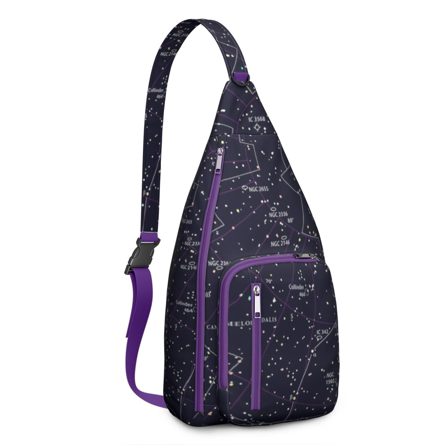 Celestial Star Constellation Bag - Moon and Stars Pattern Shoulder Pack ...