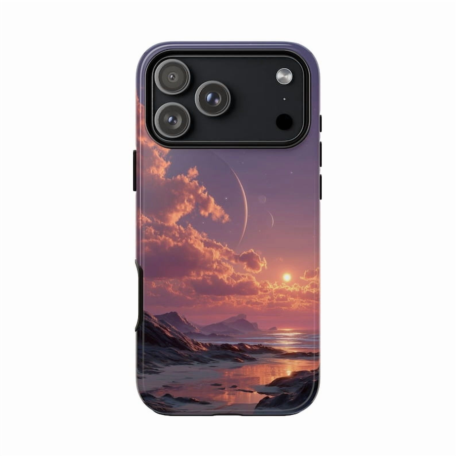 Celestial Starlit Shores Horizon Scenic Sky Case with iPhone 17 to 11 ...