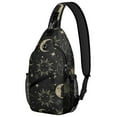 Celestial Starry Night Sling Backpack Gothic Sun Moon Astrology ...