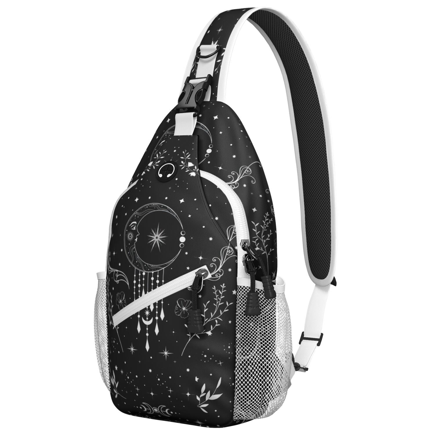 Celestial Starry Night Sling Backpack Gothic Sun Moon Astrology ...