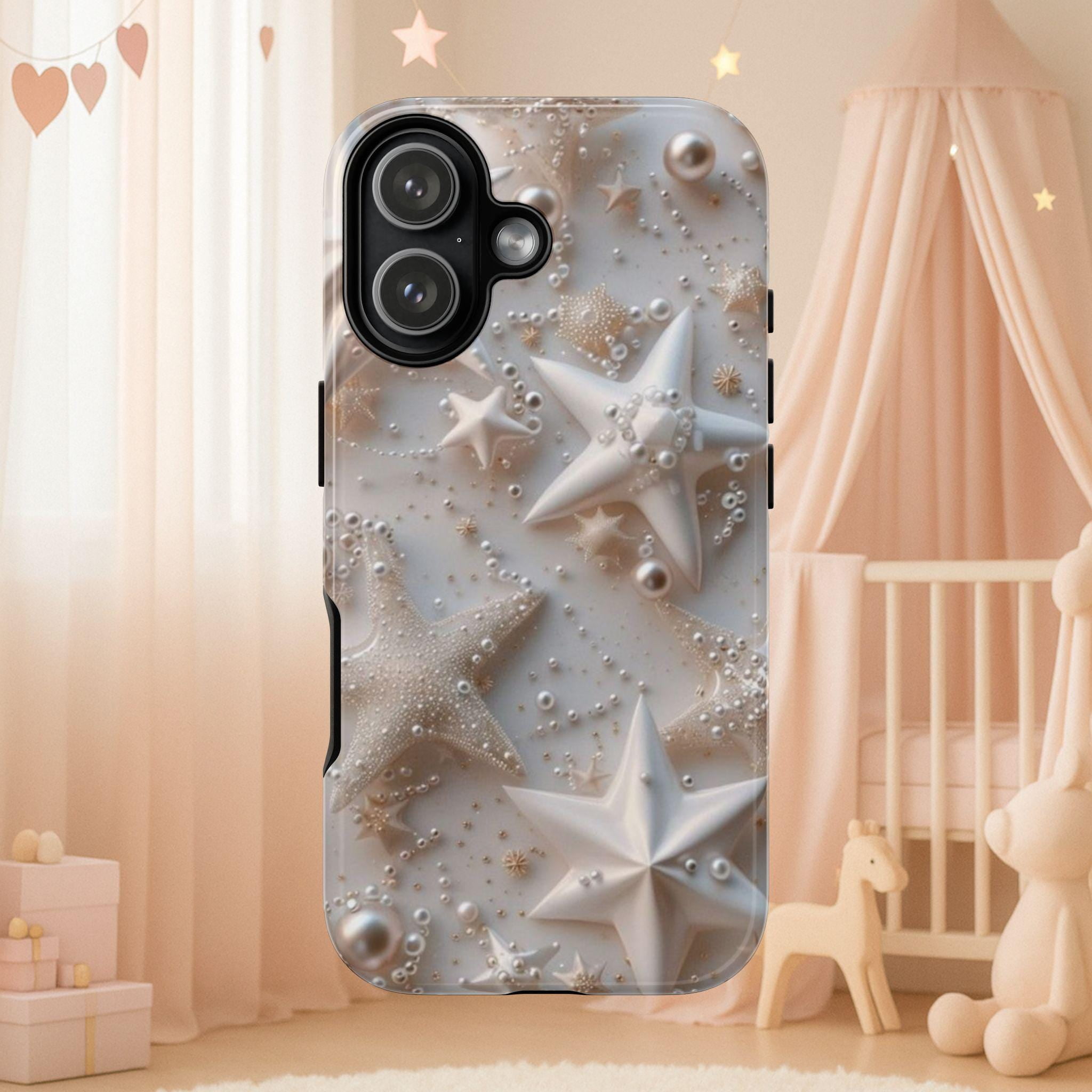 Celestial Starry Night Tough Phone Case with iPhone 17 to 11 Pro Max ...