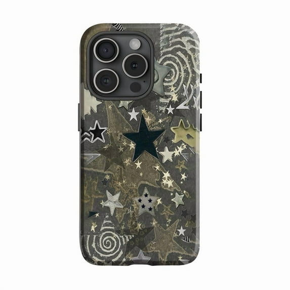 Celestial Stars Collage iPhone Case Cosmic Y2K Night Sky Artwork for ...