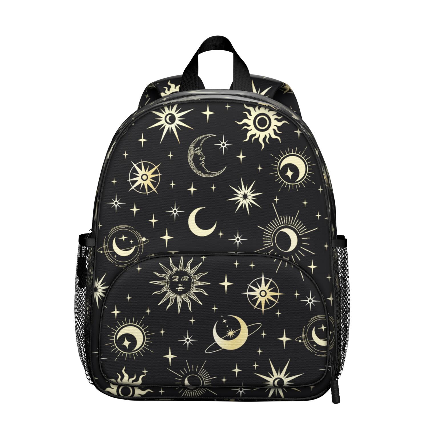 Celestial Student Backpack – Gothic Moon Starry Night Steampunk Dark ...