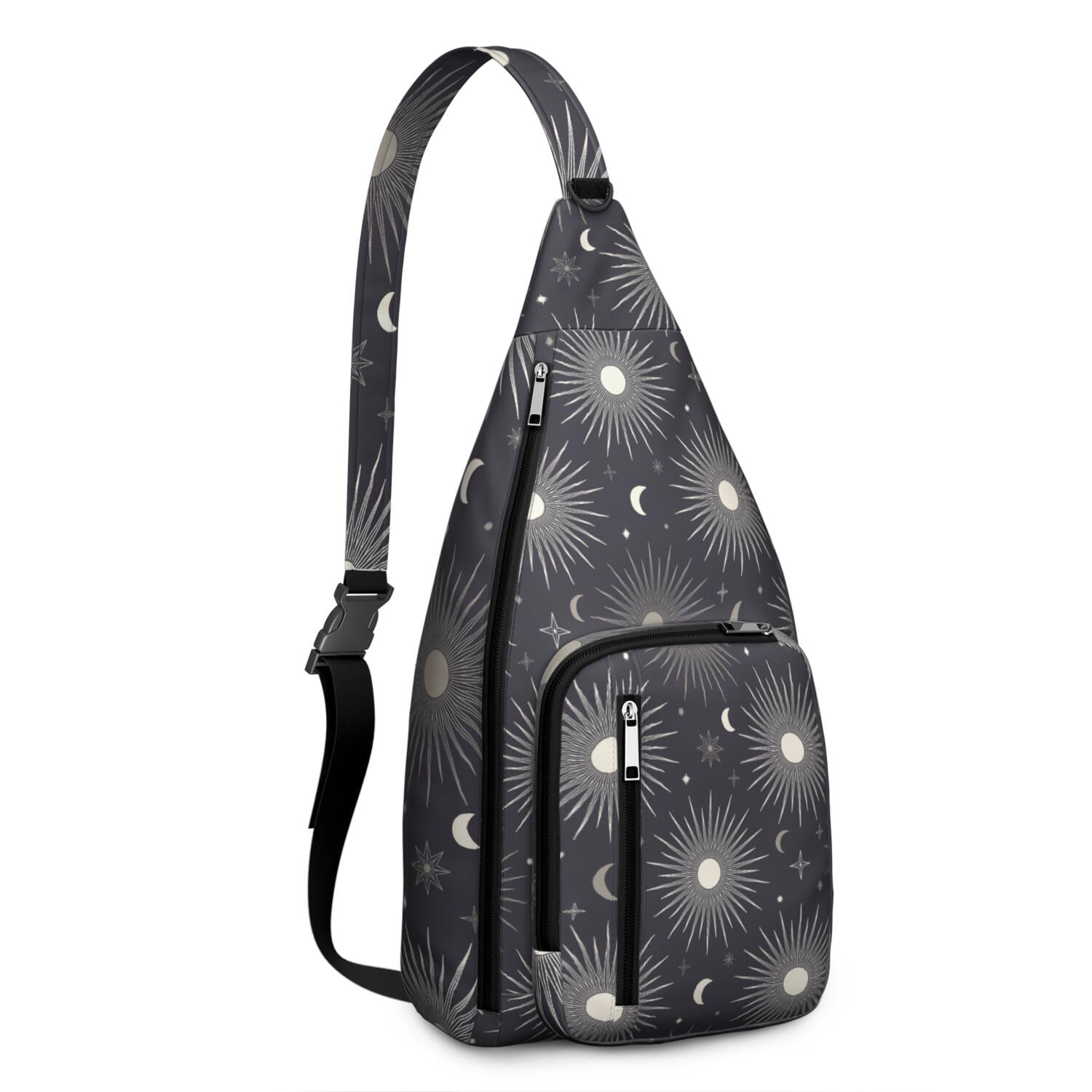 Celestial Sun and Moon Drawstring Backpack – Vintage Boho Astrology ...