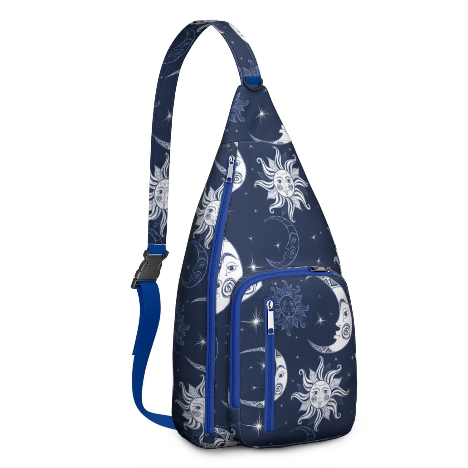 Celestial Sun and Moon Drawstring Backpack – Vintage Boho Astrology ...