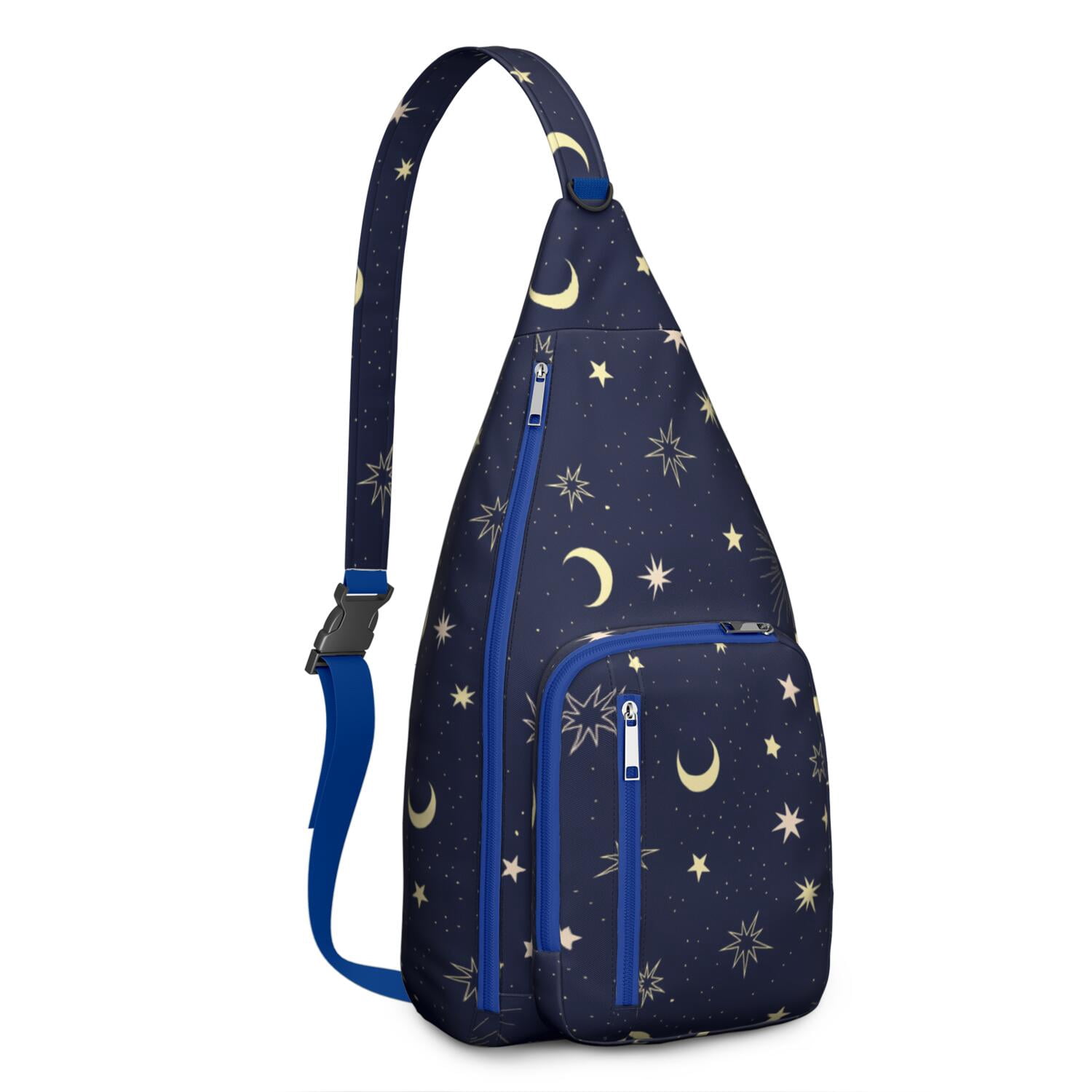 Celestial Sun and Moon Drawstring Backpack – Vintage Boho Astrology ...