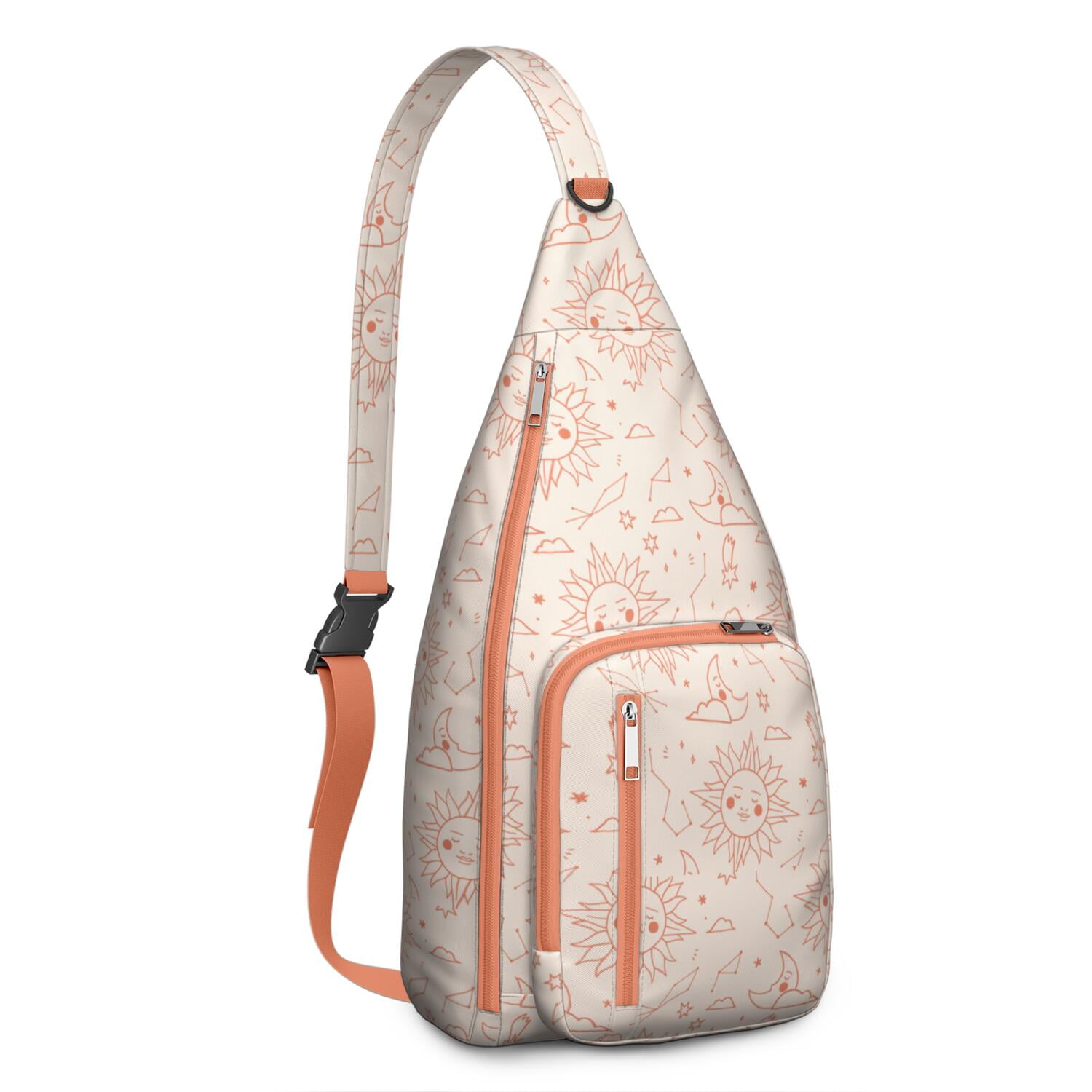 Celestial Sun and Moon Drawstring Backpack – Vintage Boho Astrology ...