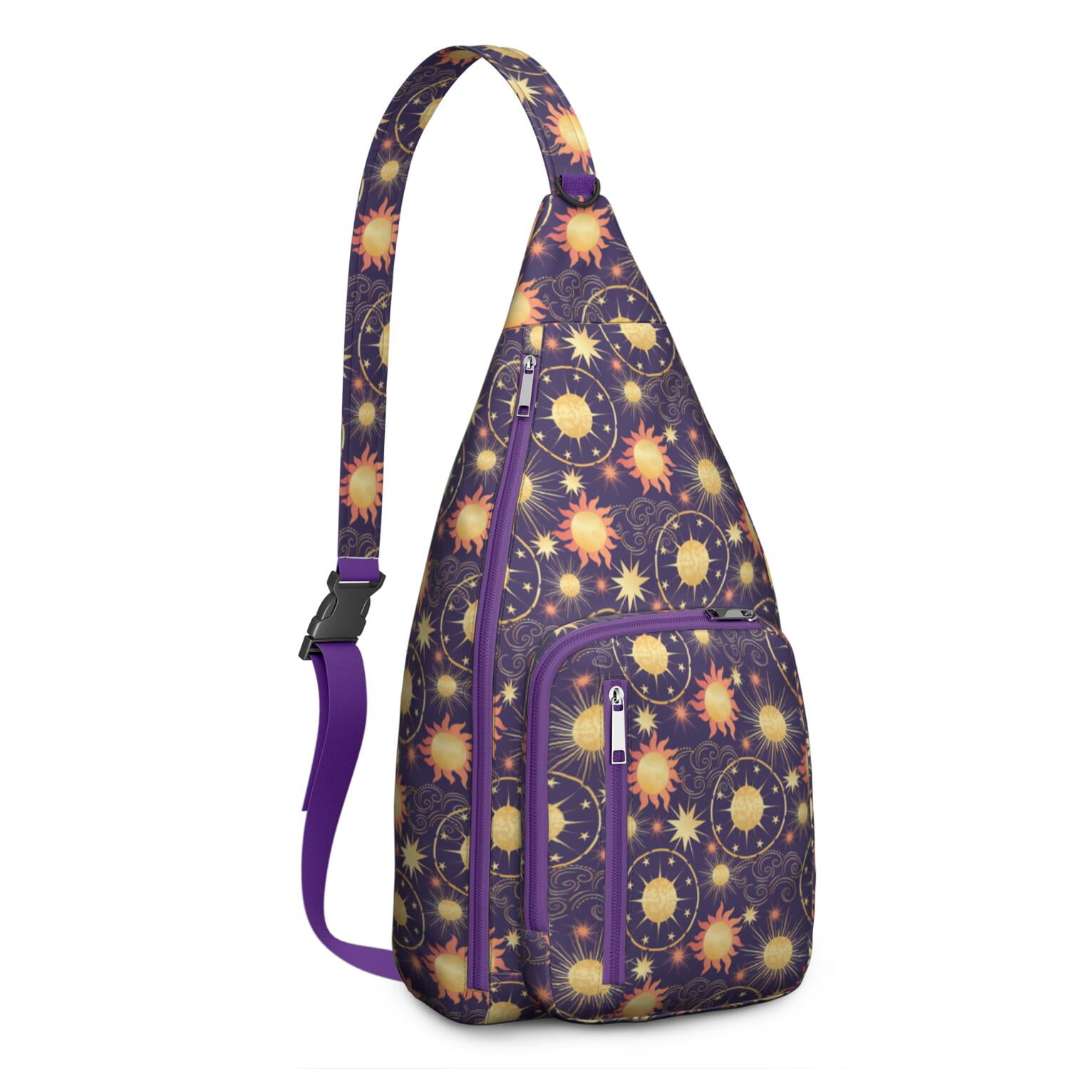 Celestial Sun and Moon Drawstring Backpack – Vintage Boho Astrology ...