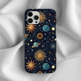 Celestial Sun Moon Stars Spiritual Witchy Phone Case with iPhone 17 to ...