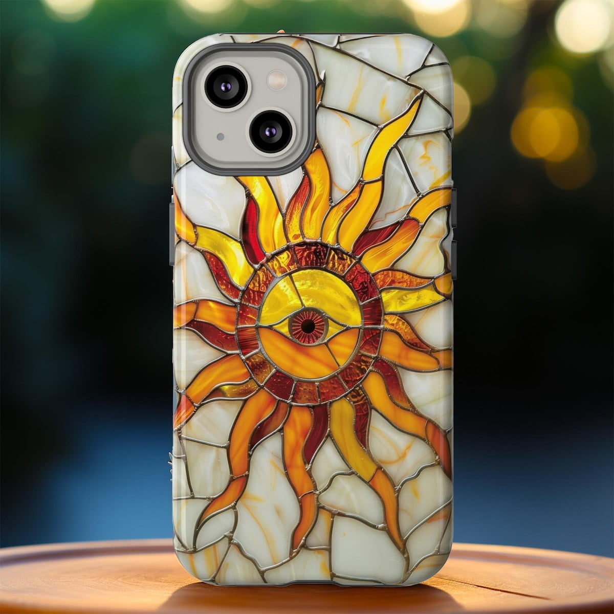 Celestial Sun Moon Stars Stained Glass Art Phone Case 17 through 11 Pro Max - Walmart.com