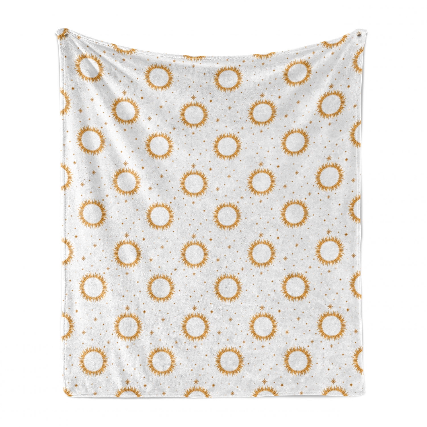 Celestial Sun Soft Flannel Fleece Throw Blanket, Abstract Dreamy Simple ...