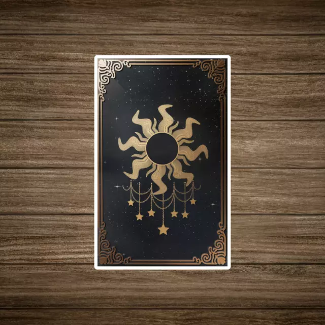 Celestial Sun And Stars Wall Art Print - Mystical Boho Decor ...