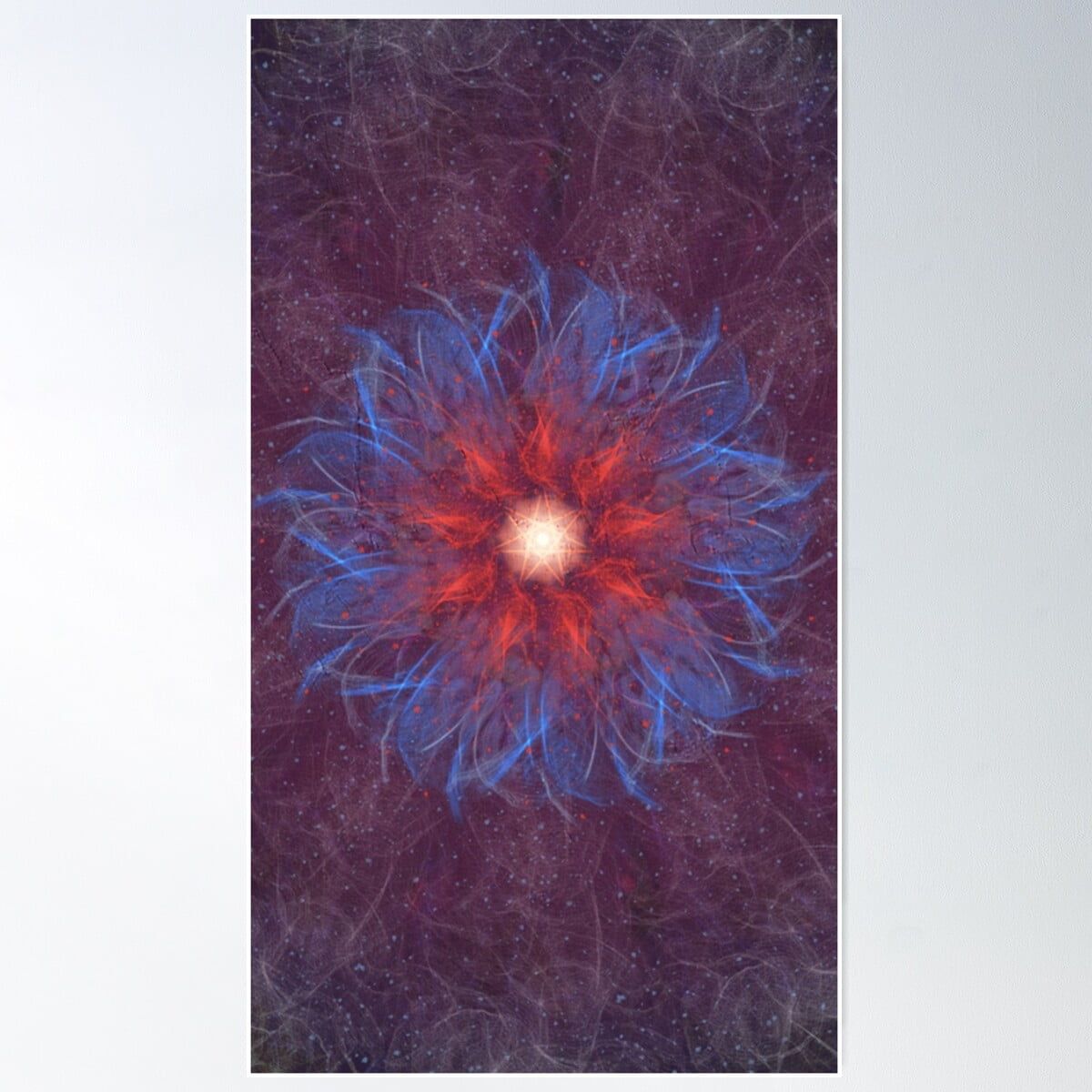Celestial Swirl: Abstract Geometry In Motion Poster Wall Art, Modern ...