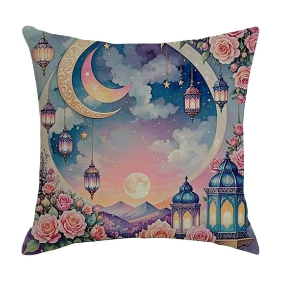 Celestial Throw Pillow 18x18 – Vintage Sun Moon Stars and Planet Design ...