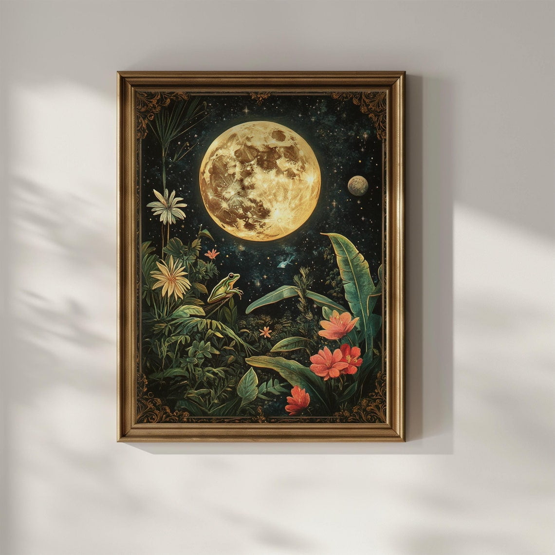 Celestial Tree Frog Wall Art Printable Digital Download Wildflower Full ...