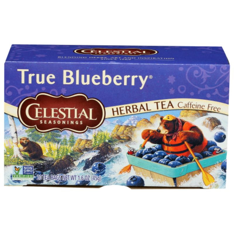 Celestial True Blueberry Tea 20 ct - Walmart.com