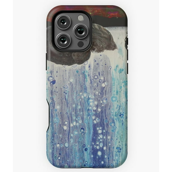 Celestial Waterfall Space Art Phone Case for iPhone 16 15 14 13 12 11 ...