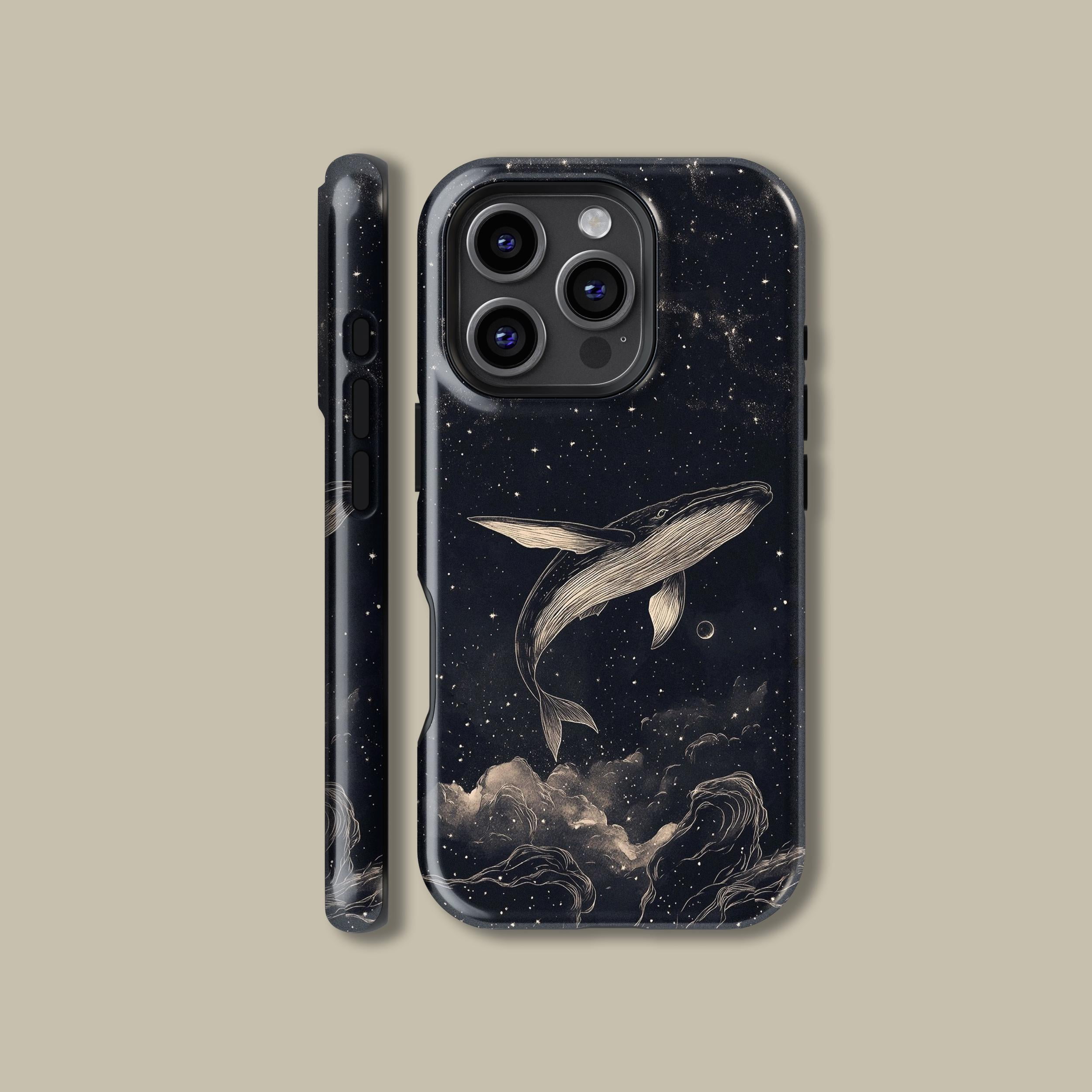 Celestial Whale Starry Sky Case for iPhone Samsung Dreamy Space ...