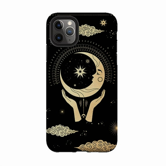 Celestial Whimsical Luna Moon Phone Case for iPhone 11 12 13 14 15 16 ...