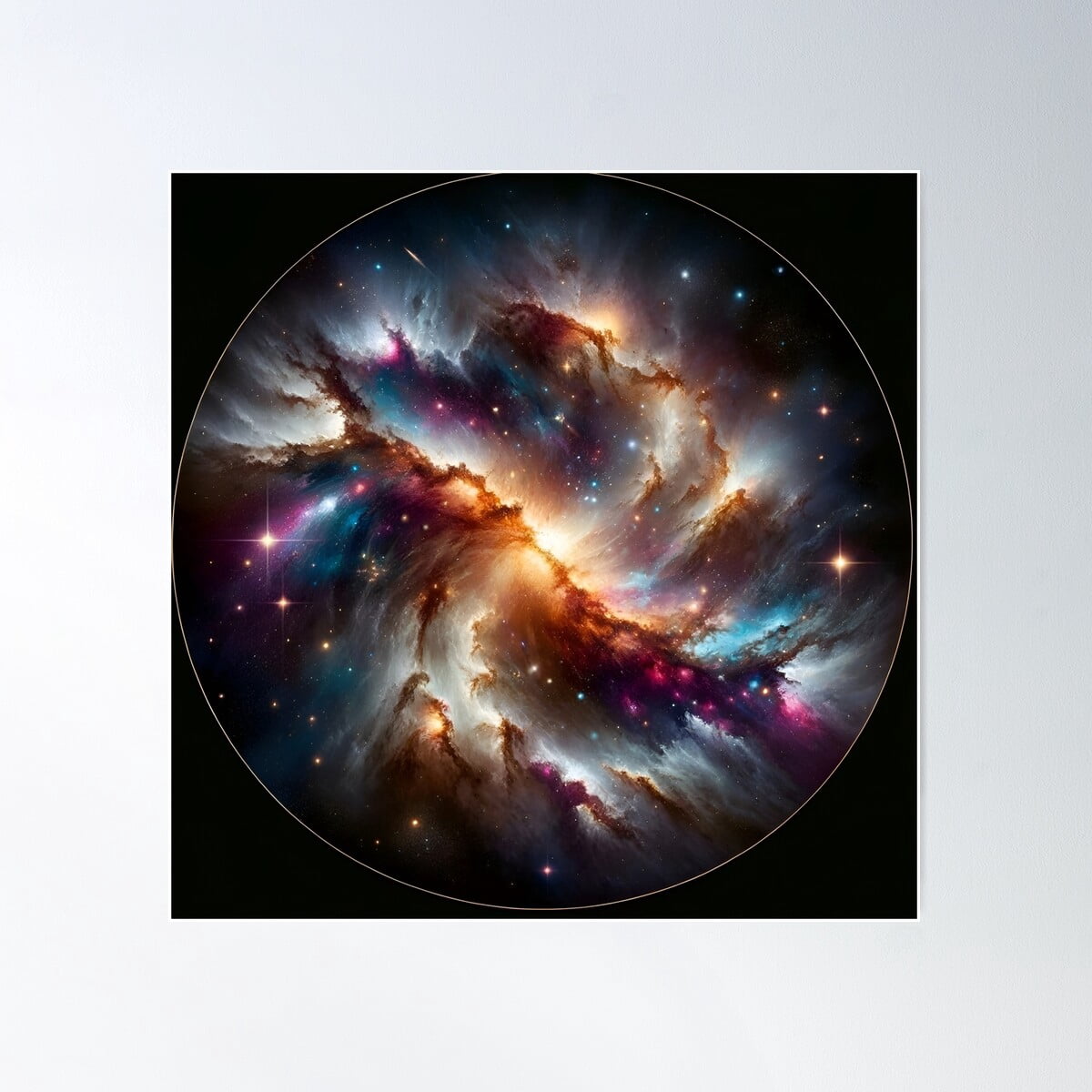 Celestial Wonders: Glimpse Into The Cosmos Poster Wall Art, Modern Wall ...