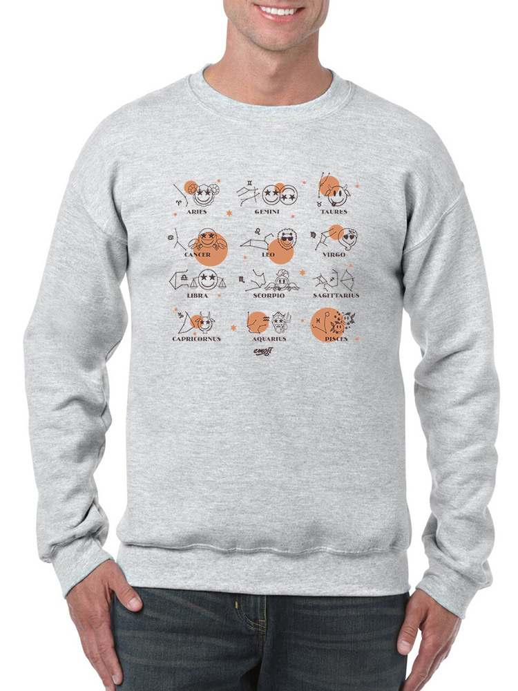 Celestial Zodiac Emoji - Astrology Horoscope Constellation Men's ...