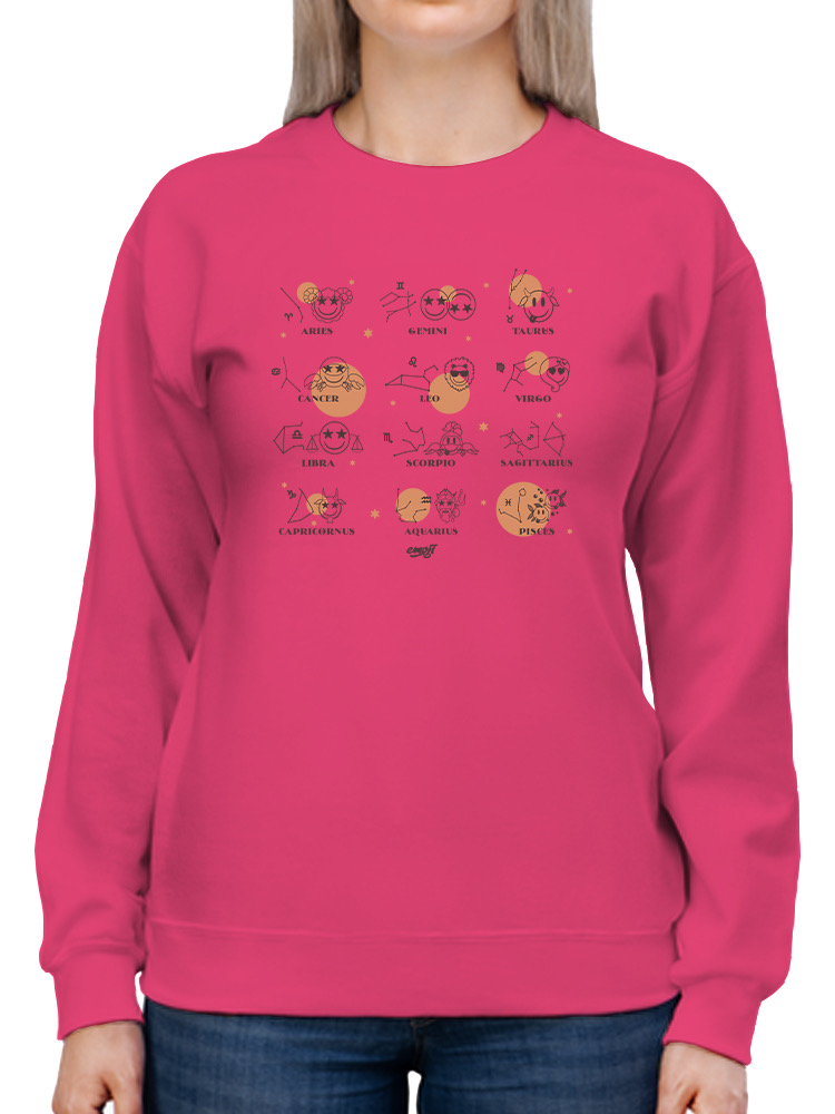 Celestial Zodiac Emoji - Astrology Horoscope Constellation Women's ...