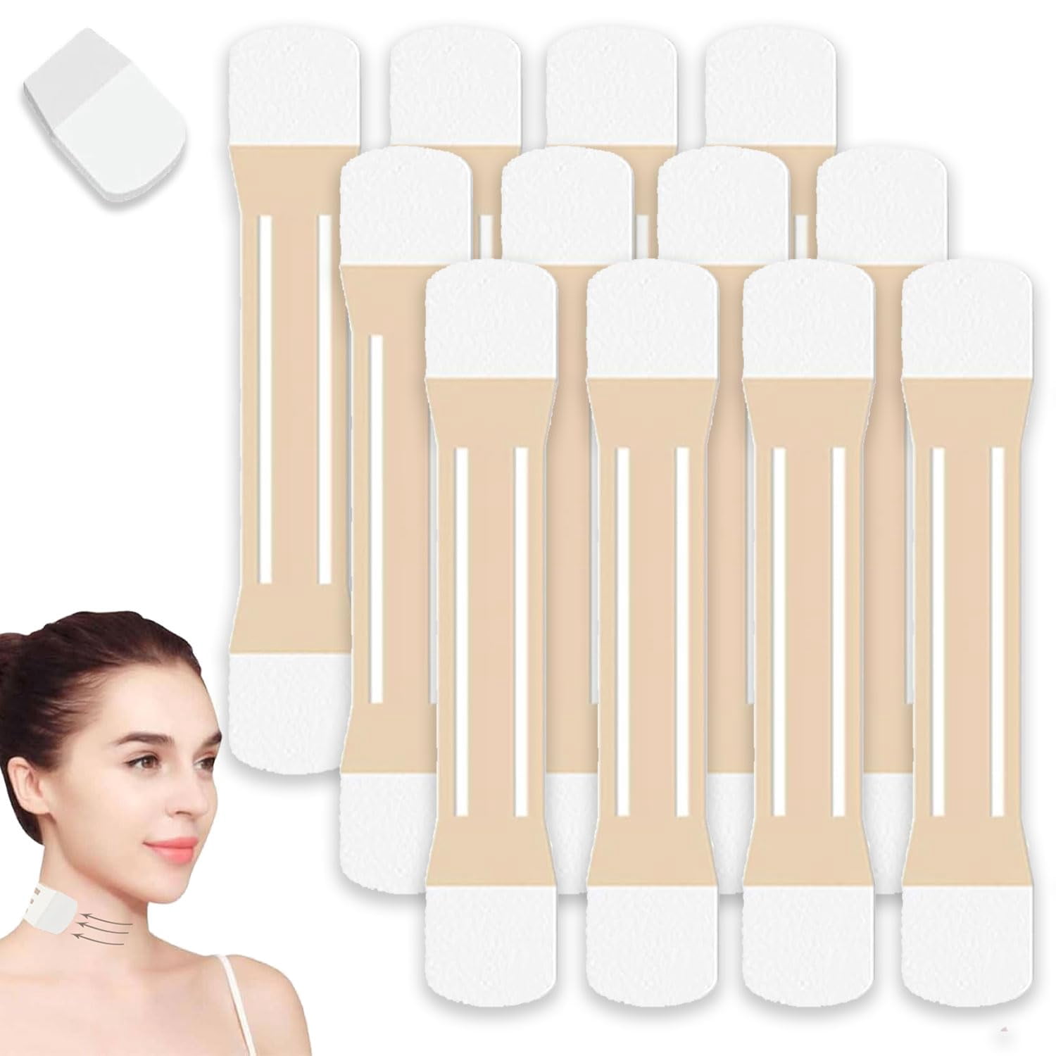 Celestica Neck Tape, Instant Lift and Firming Invisible Tape for Neck ...