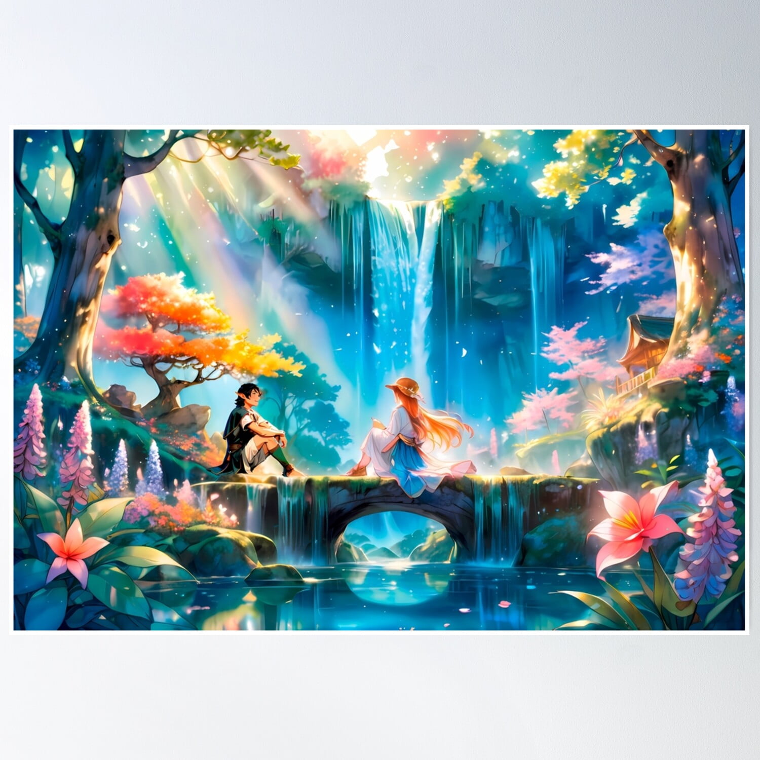 Celina And Sibelis At The Bridge Of Lovers In The Enchanted Forest ...