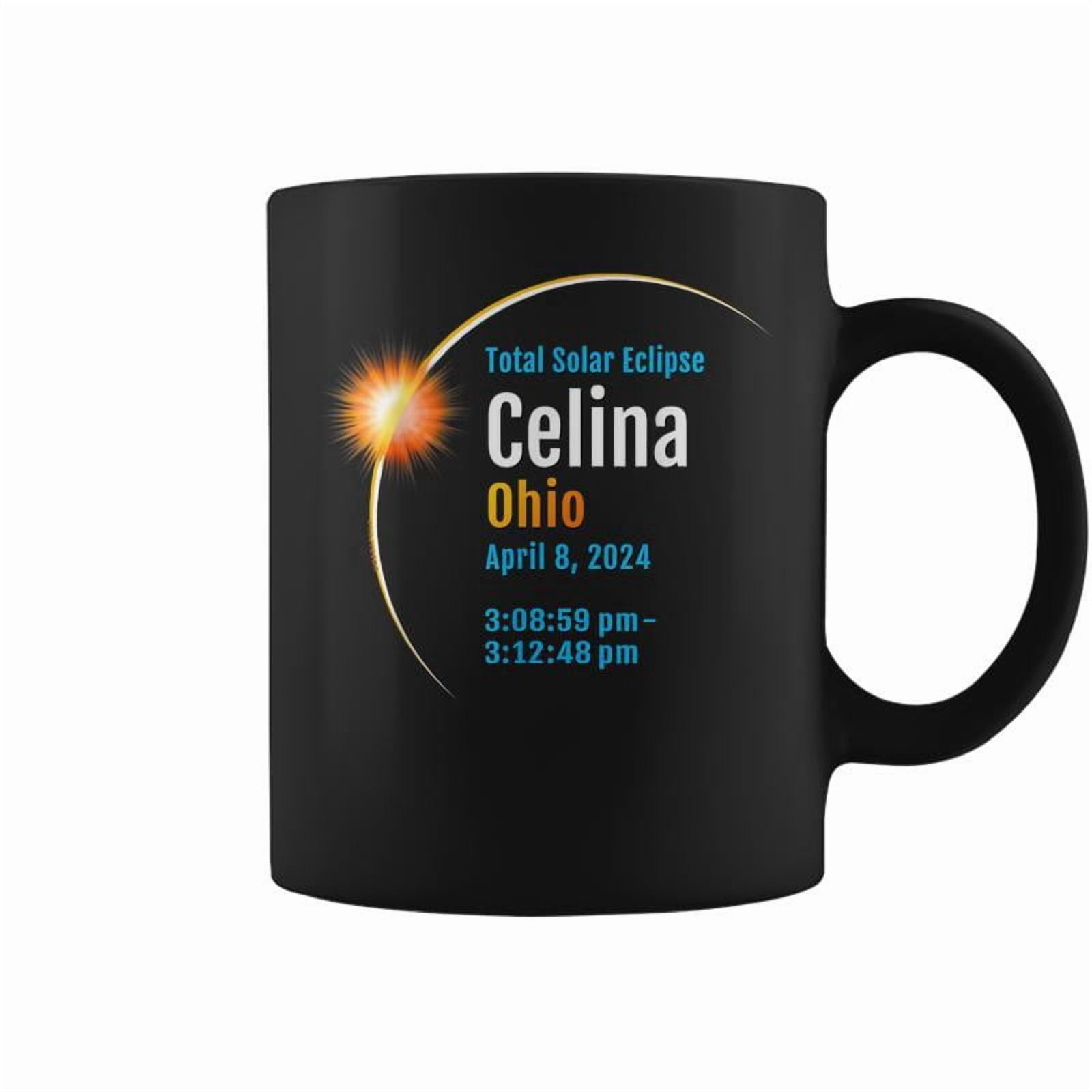 Celina Ohio Oh Total Solar Eclipse 2024 1 Coffee Mugs - Walmart.com
