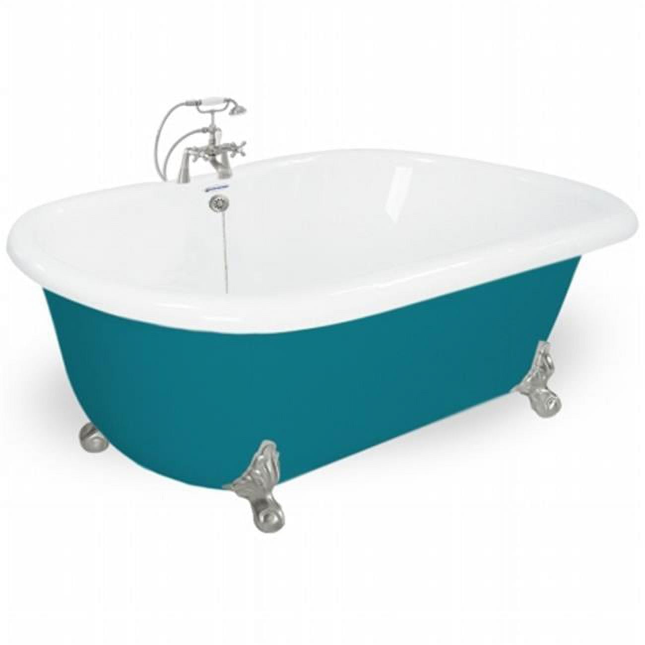 Celine 70 in. Splash Of Color Acrastone Bath Tub, Large - Walmart.com