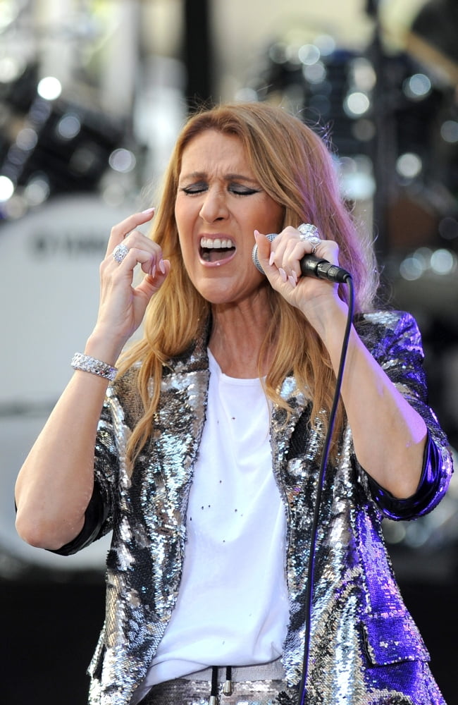 Celine Dion On Stage For Nbc Today Show Concert With Celine Dion ...